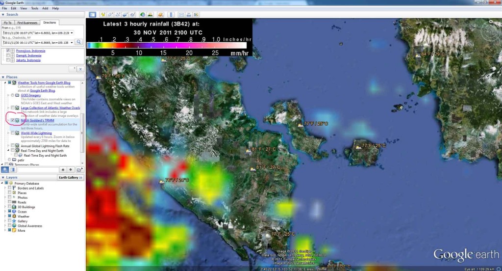 Info Cuaca dan Petir Langsung dari Satelit - PENANGKAL PETIR